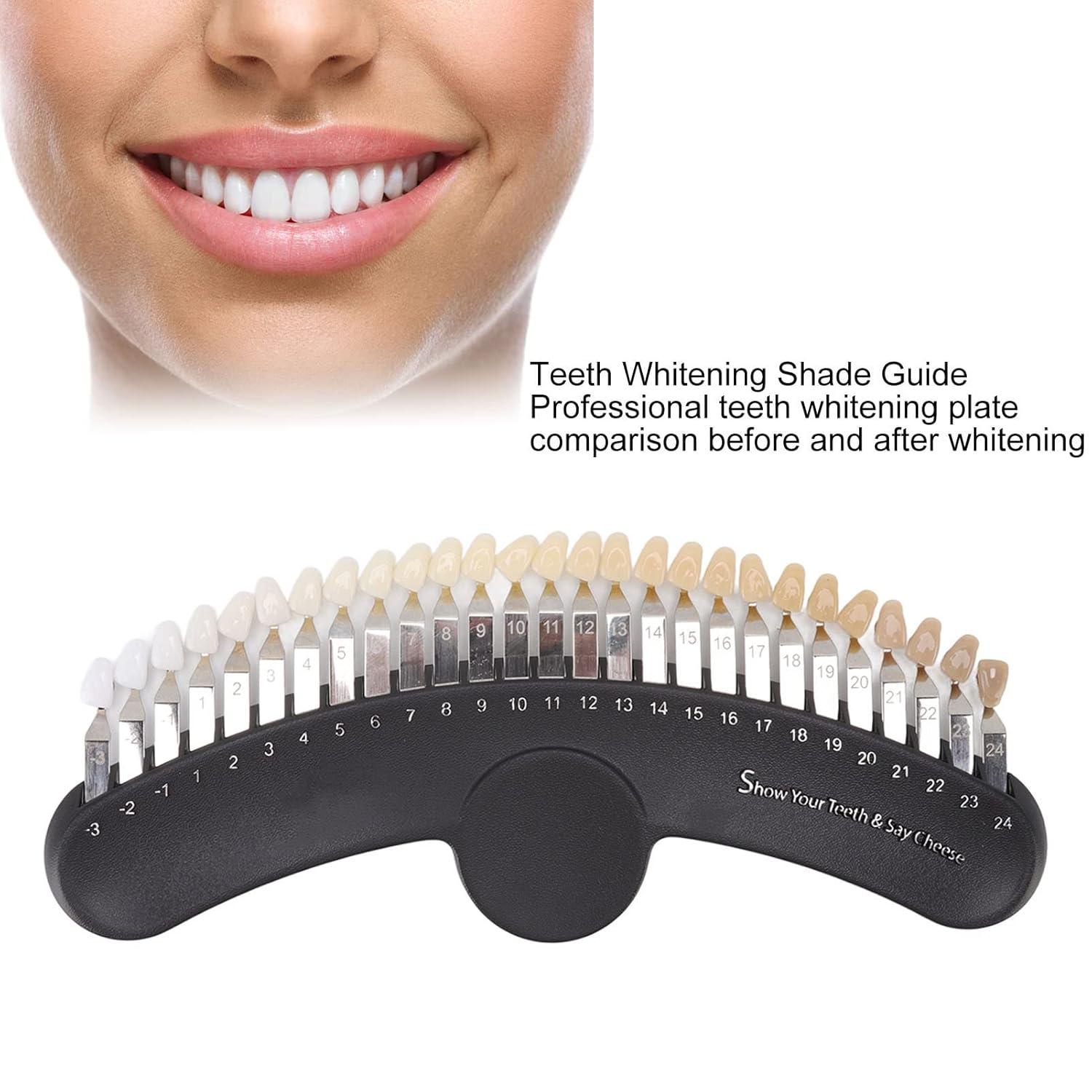 Teeth Whitening Shade Guide - 27 Professional 3D Dental Colors with ...