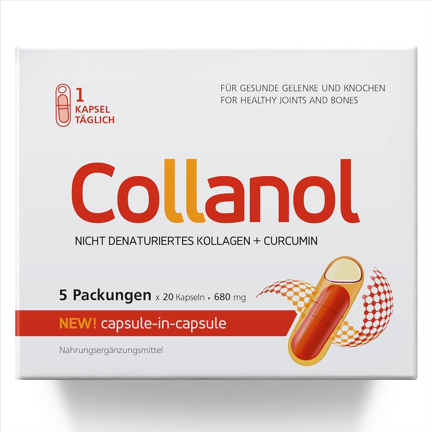 Collanol Joint Care: 3D Collagen & Curcuma Micelle - Double Capsule ...