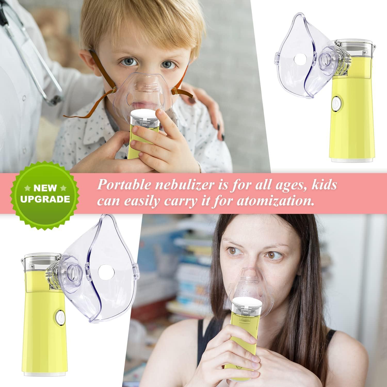 Portable Handheld Nebulizer for Adults and Children - Travel Inhaler ...