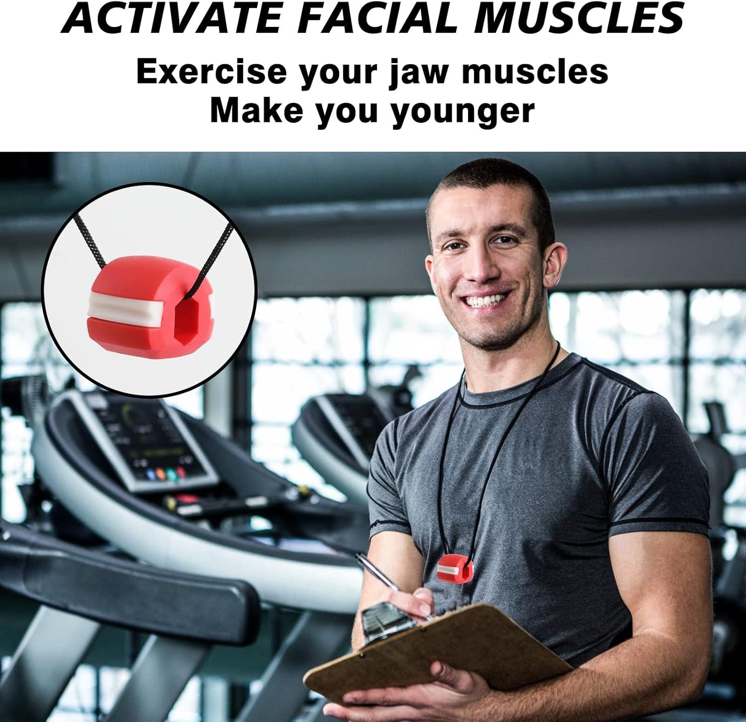 6PC Jawline Trainer Set - Enhance Your Jawline with Jaw Coach & Face ...