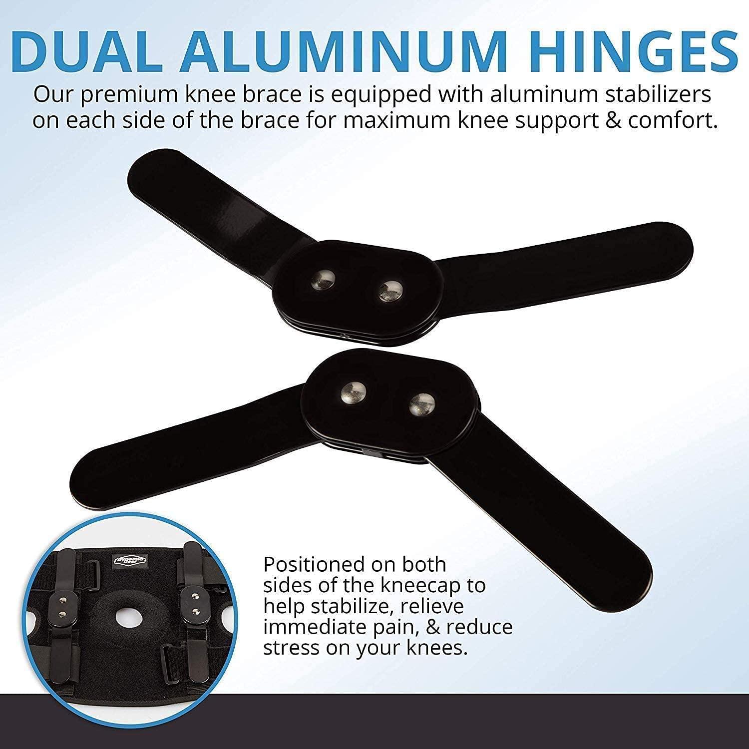 Dynamic Gear Open Patella Stabilizing Knee Brace - Adjustable ...