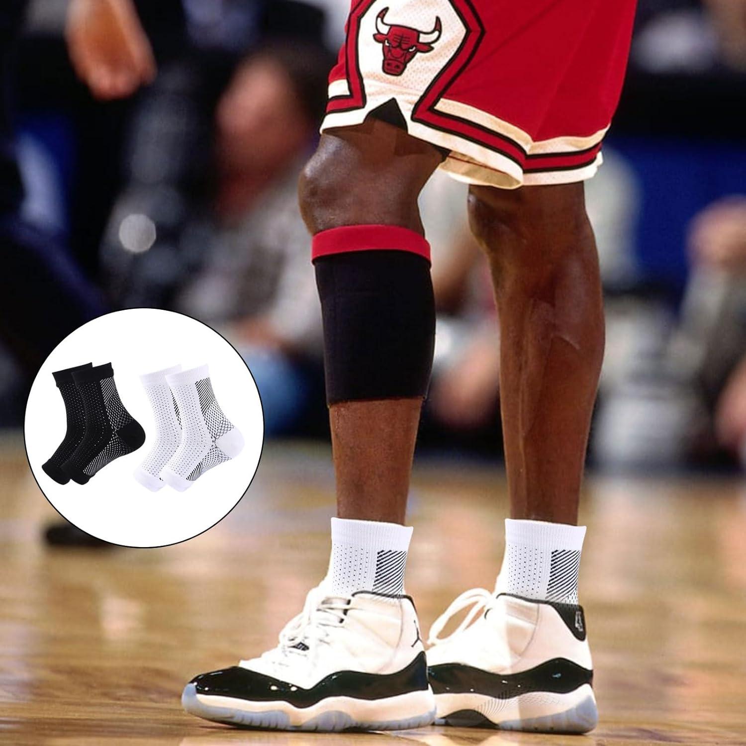 Neuropathy Socks for Men and Women - 4 Pairs, Plantar Fasciitis Relief ...