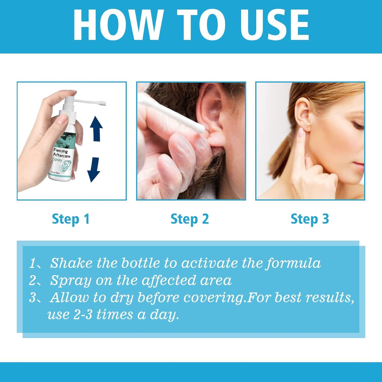 Earwax Removal Spray for Tinnitus Relief - Cochlear Blockage & Earwax ...