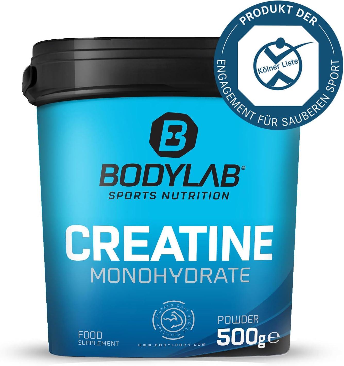 BODYLAB24 Creatine Powder 500g | Pure Creatine Monohydrate | High-Dose ...