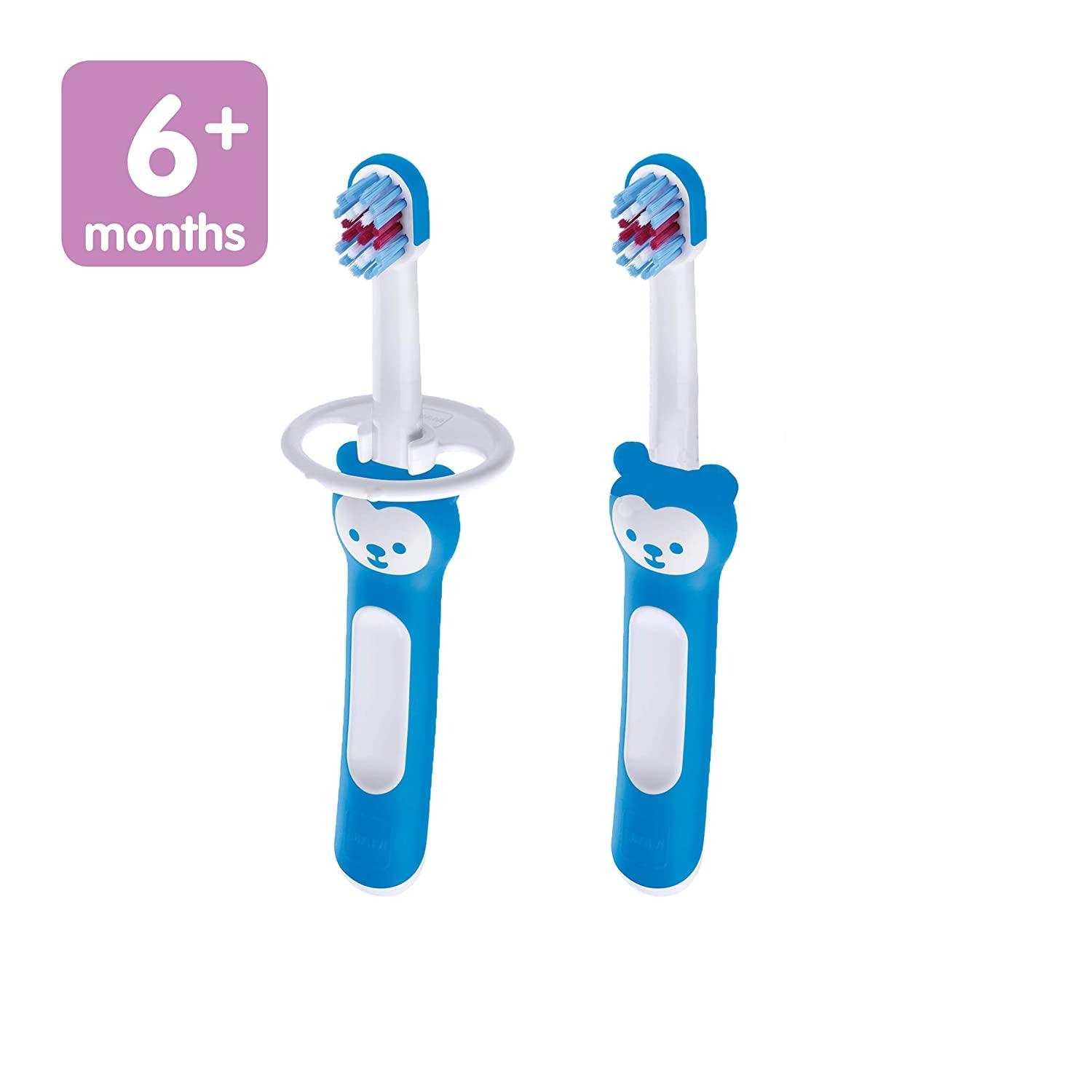 MAM Baby Toothbrush Set with Brushy the Bear Character | Interactive ...
