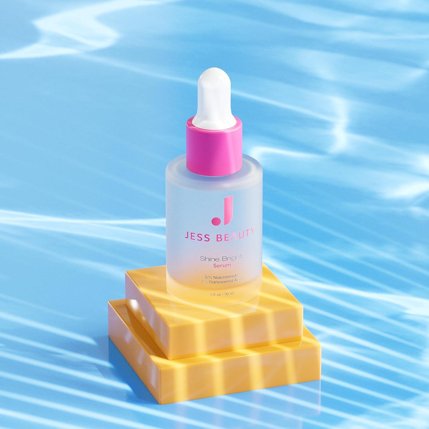 Jess Beauty Shine Bright Serum - Niacinamide & Tranexamic Acid 1fl OZ