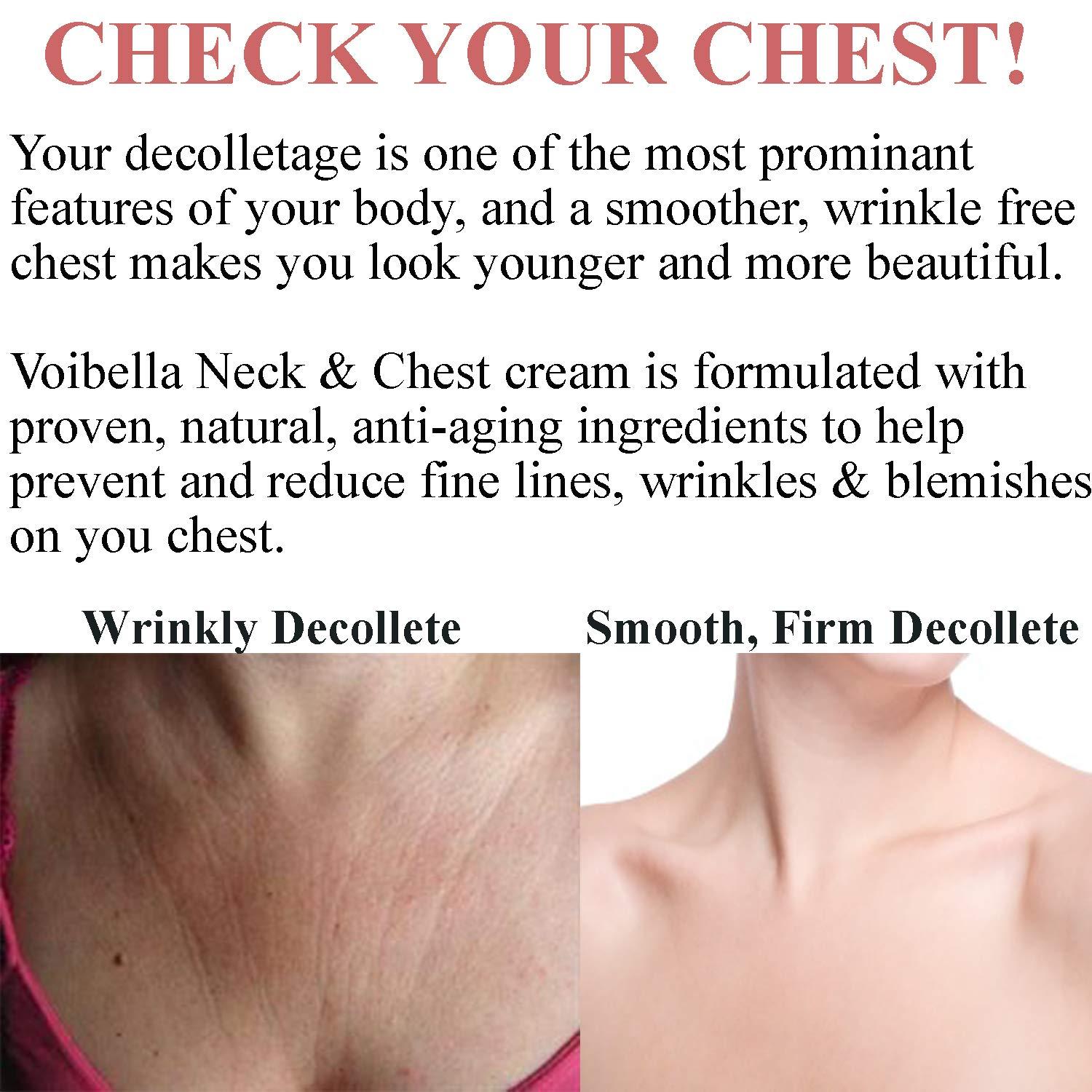 Neck & Chest Firming Cream for Sagging Skin, Wrinkles & Crepey Skin ...