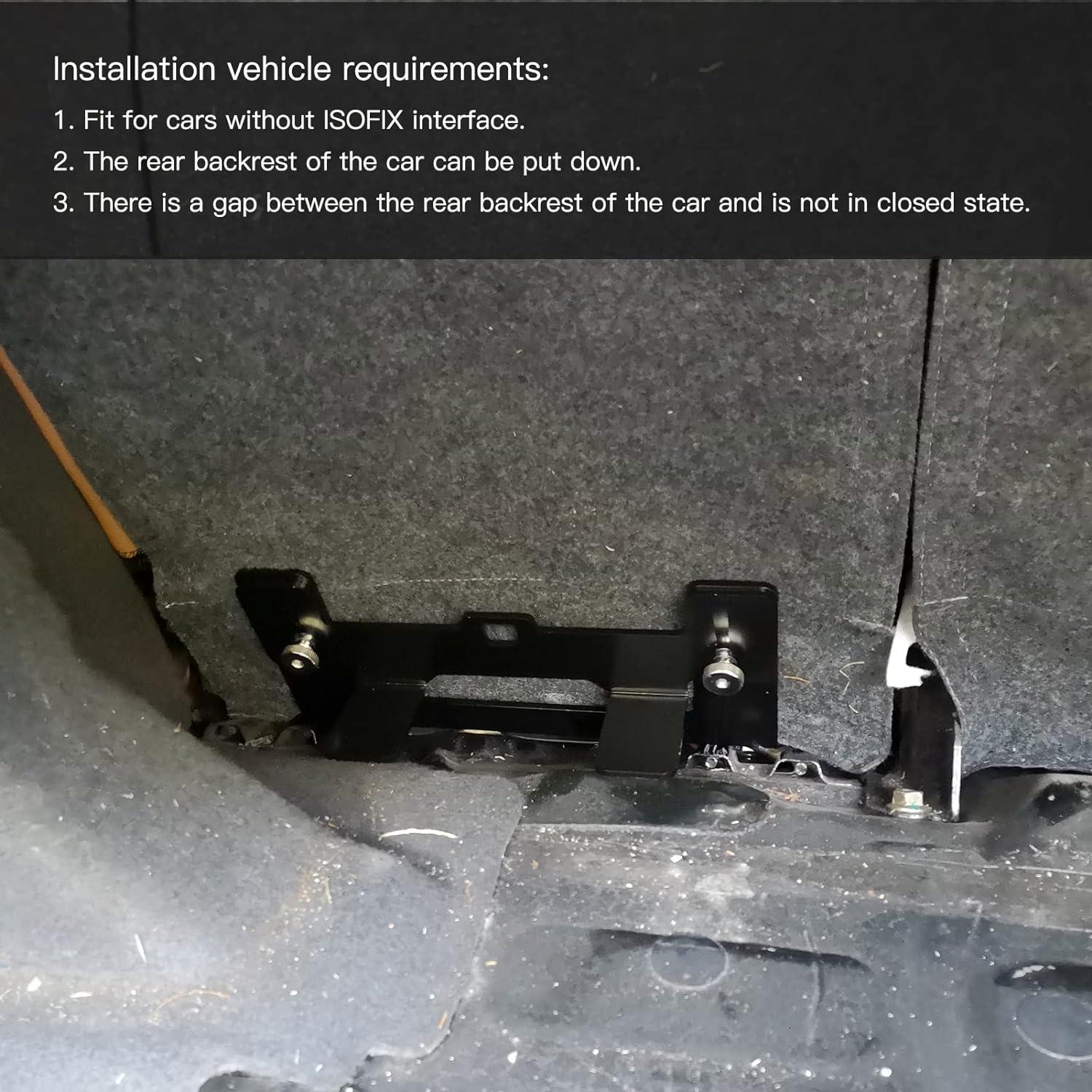 Geevorks Universal Isofix Adapter Bracket Steel Latch for ISOFIX Belt ...