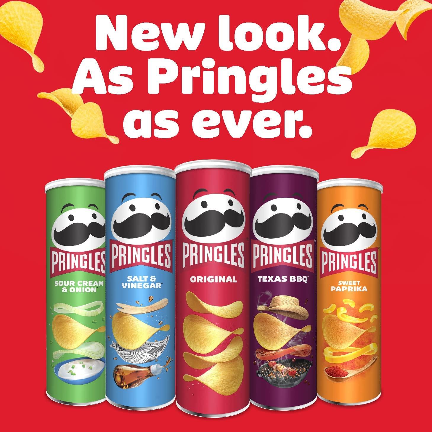Buy Pringles Original 8 x 185g | Irresistible Snack Classic - Crispy ...