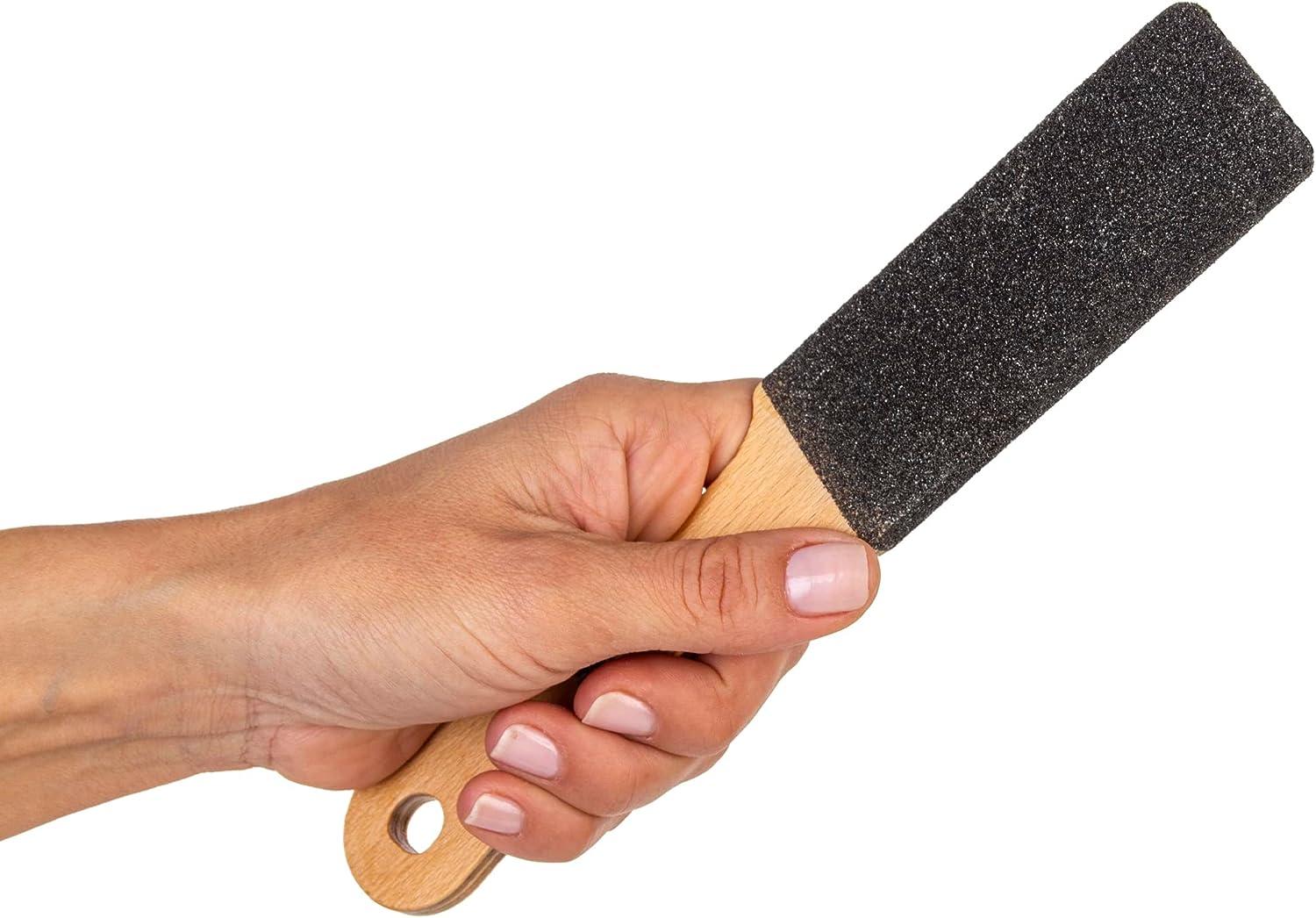 Lionesse Pedicure Foot File - Wooden Feet Sander for Callused Feet ...