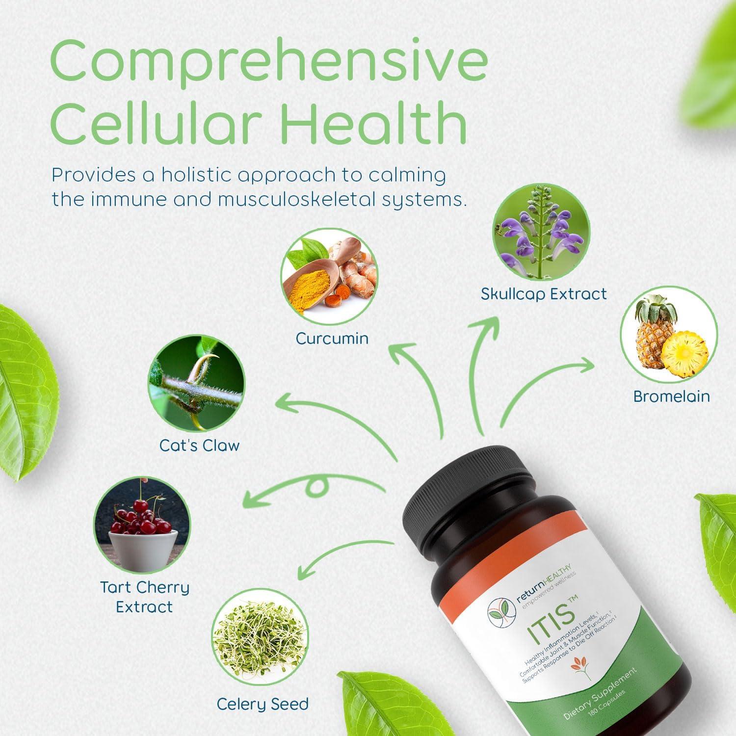 ITIS Natural Inflammation and Joint Pain Support - 180 Capsules ...