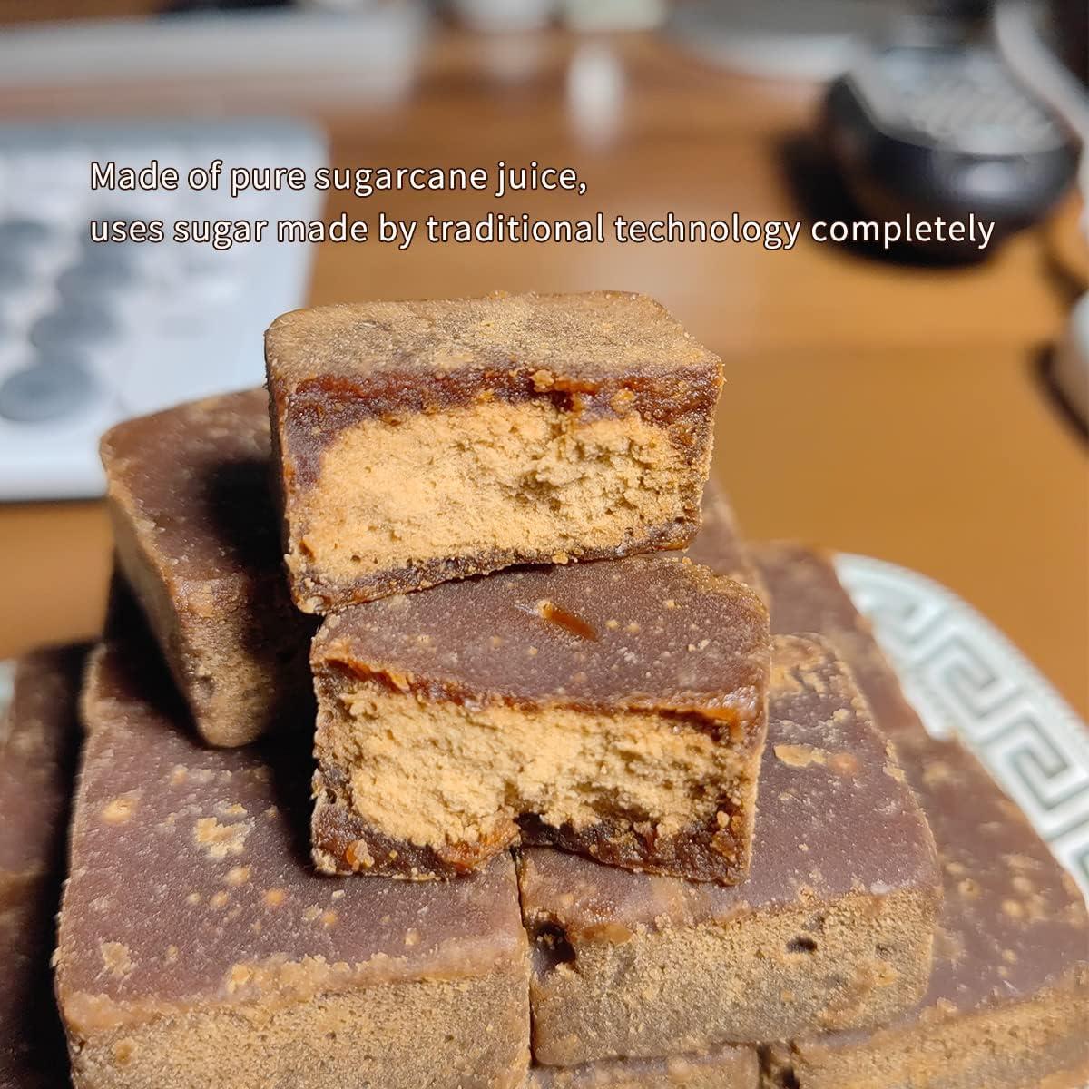 Sugarcane Brown Sugar Cubes - 8oz/227g (Light & Dark Brown) for Tea ...