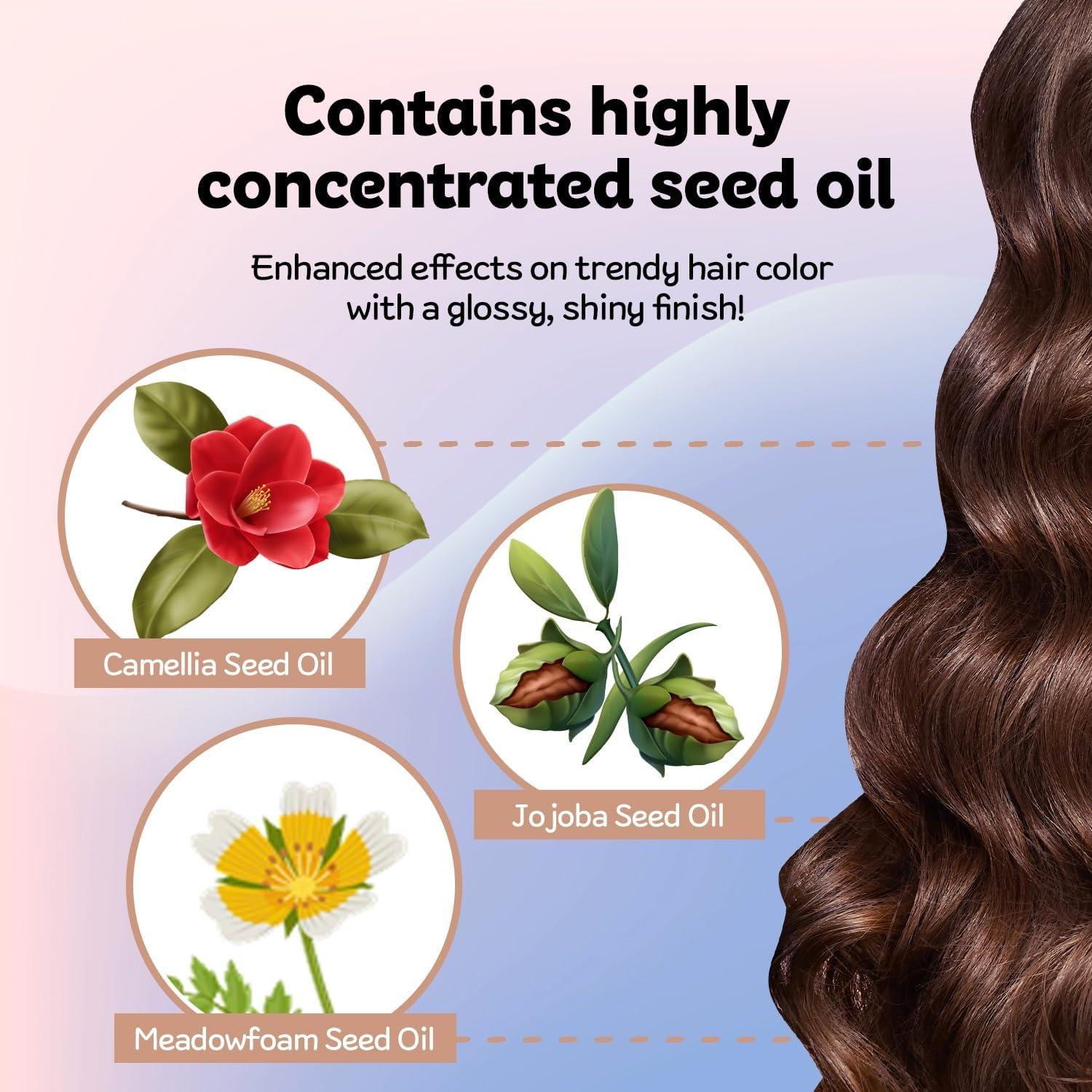 EZN Pudding Hair Dye Dark Ash Hair Color Ammonia Free Self Hair Dye DIY ...