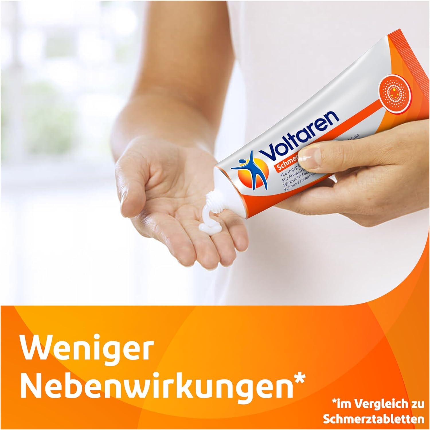 Voltaren Pain Gel 11.6 mg/g - Effective Muscle Neck Joint & Back Pain ...