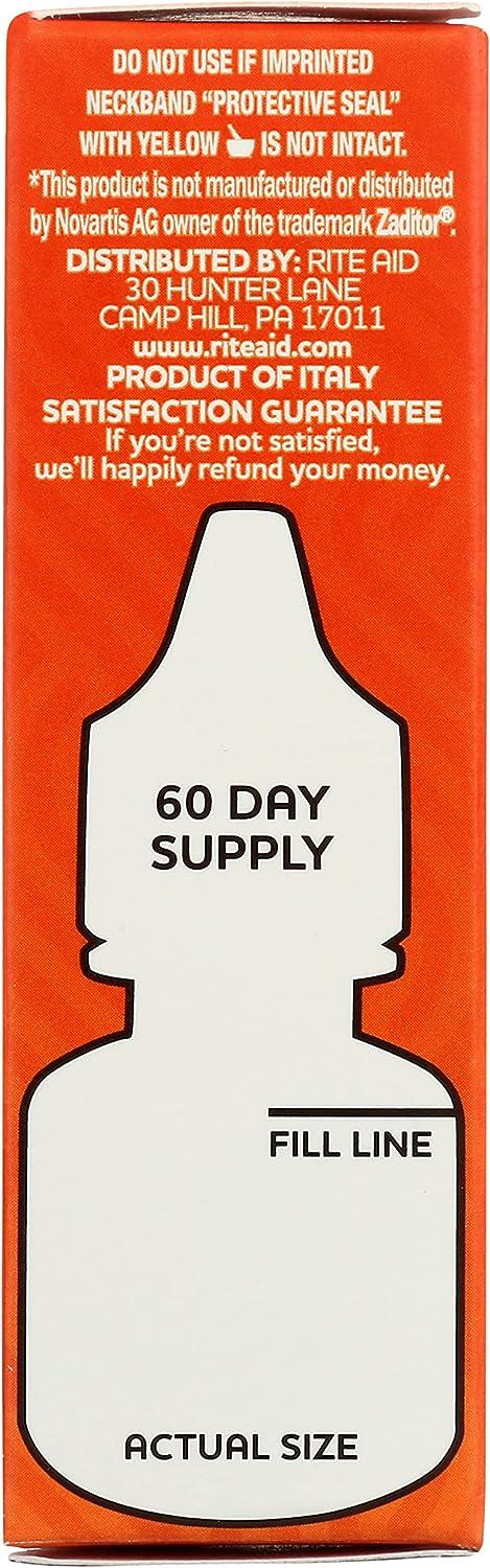 Rite Aid Eye Itch Relief Antihistamine Eye Drops 0.34 fl oz - Original ...