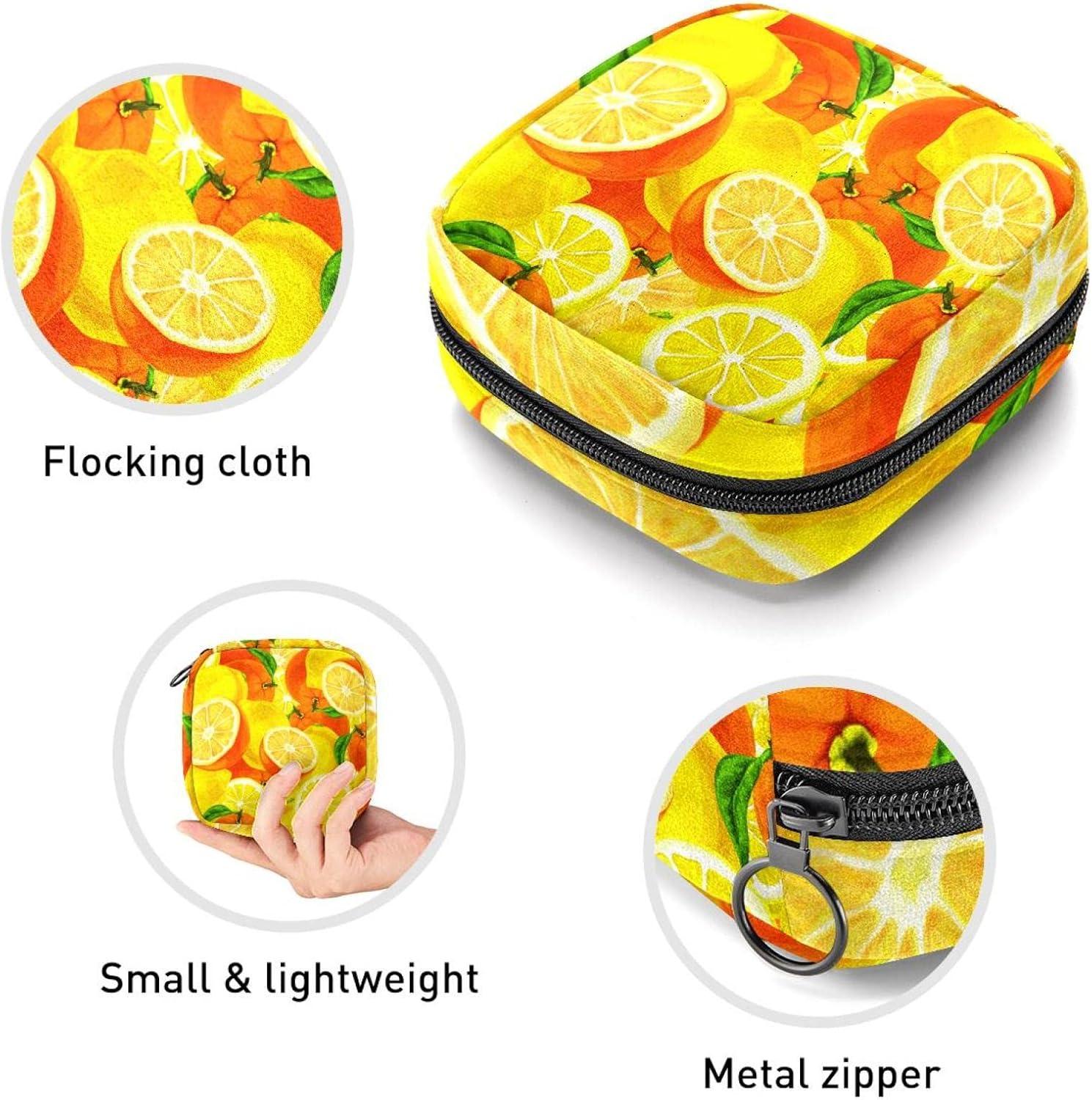 Buy Anna Cowper Yellow Lemon Bandage Storage Bag | Portable Menstrual ...