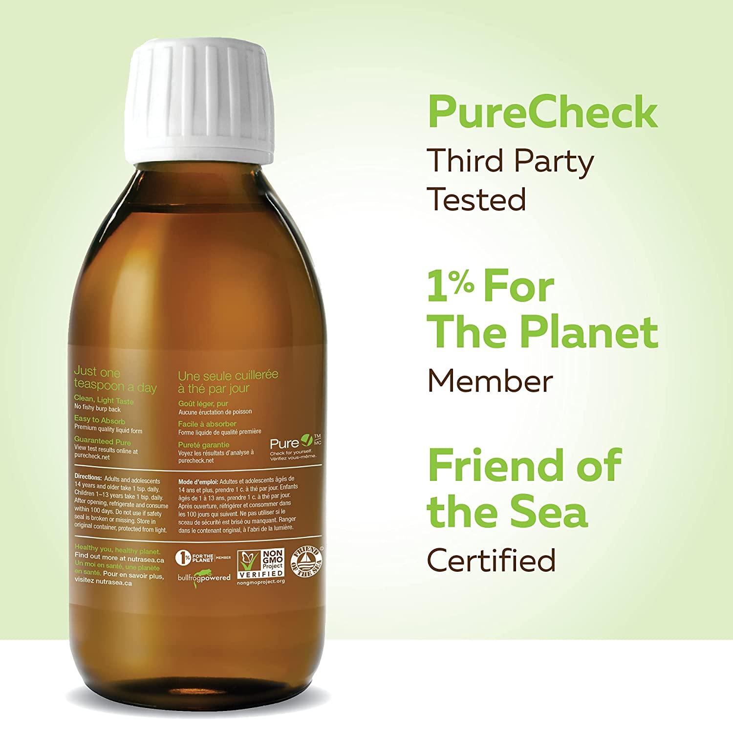 Ascenta Nutra Sea Omega-3 Zesty Lemon - 6.8 fl oz (200 ml) | Premium ...