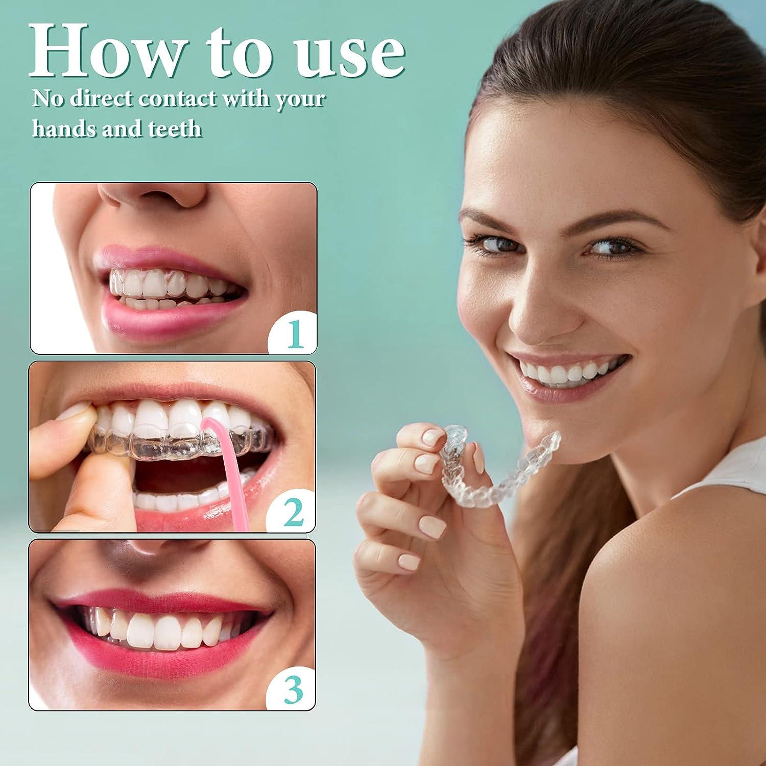 Mozeat Lens 15 Pcs Aligner Remover Tool - Clear Invisible Braces ...