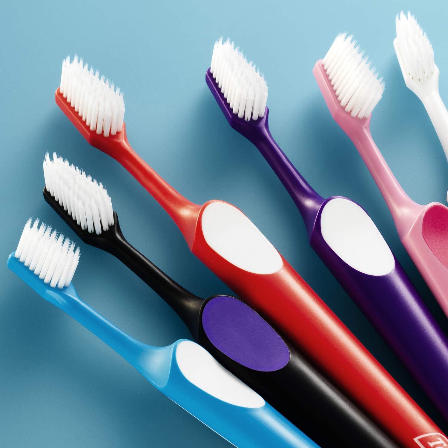 Tepe Supreme Toothbrush - Conical Brush Shape Short & Long Bristles for ...