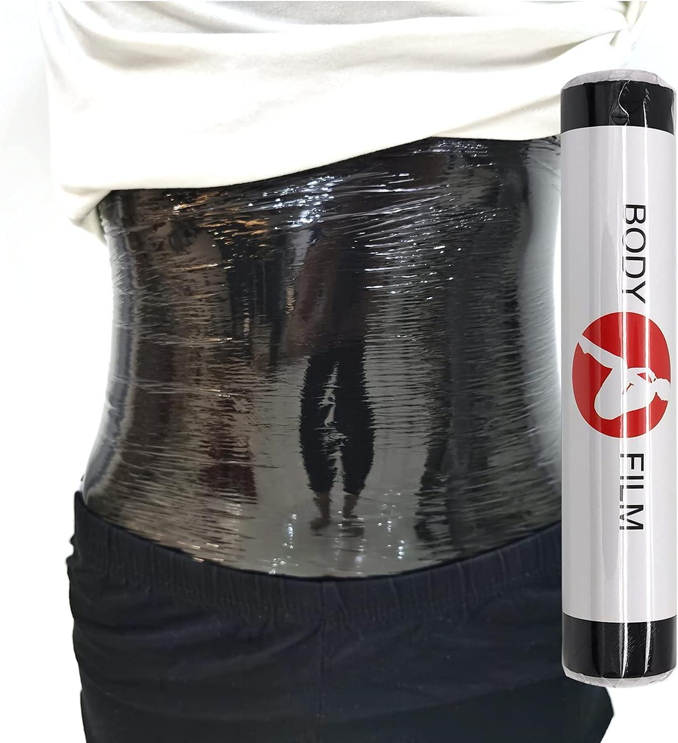 ZGDFSM 60m Premium Black Osmotic Plastic Slimming Body Wrap Film (FBA ...