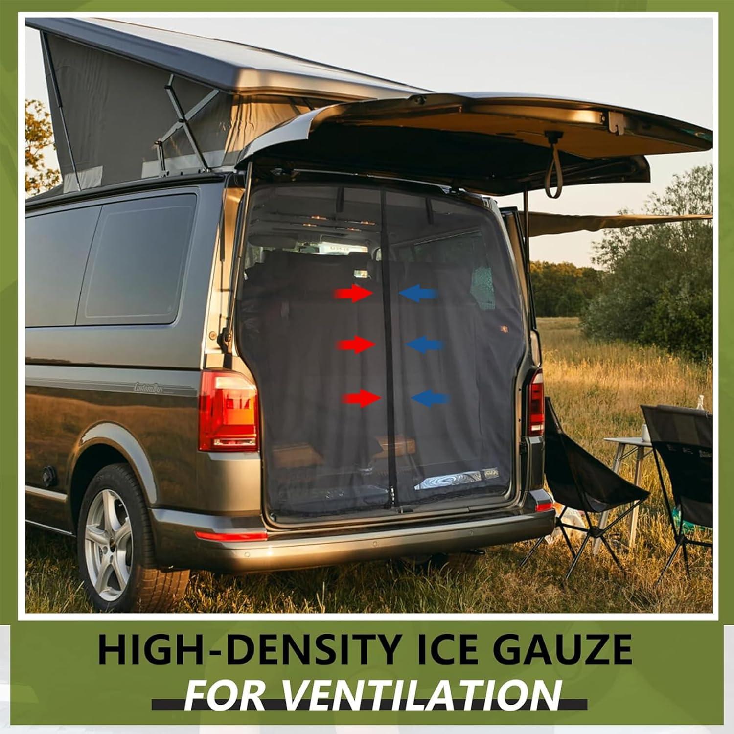 Car Tailgate Mosquito Net - Magnetic Fly Grille Mesh for Sun Protection ...