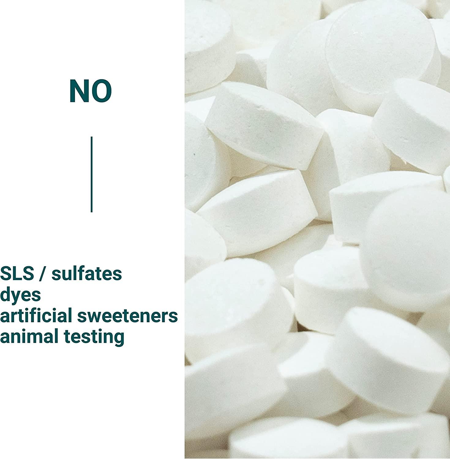 Dr.NOAH Fluoride Toothpaste Tablets | Fresh Citrus Mint | 30 Tabs Eco ...