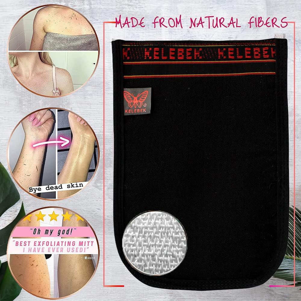 Kelebek Turkish Hammam Kese Exfoliating Glove | Dead Skin Cleanser ...