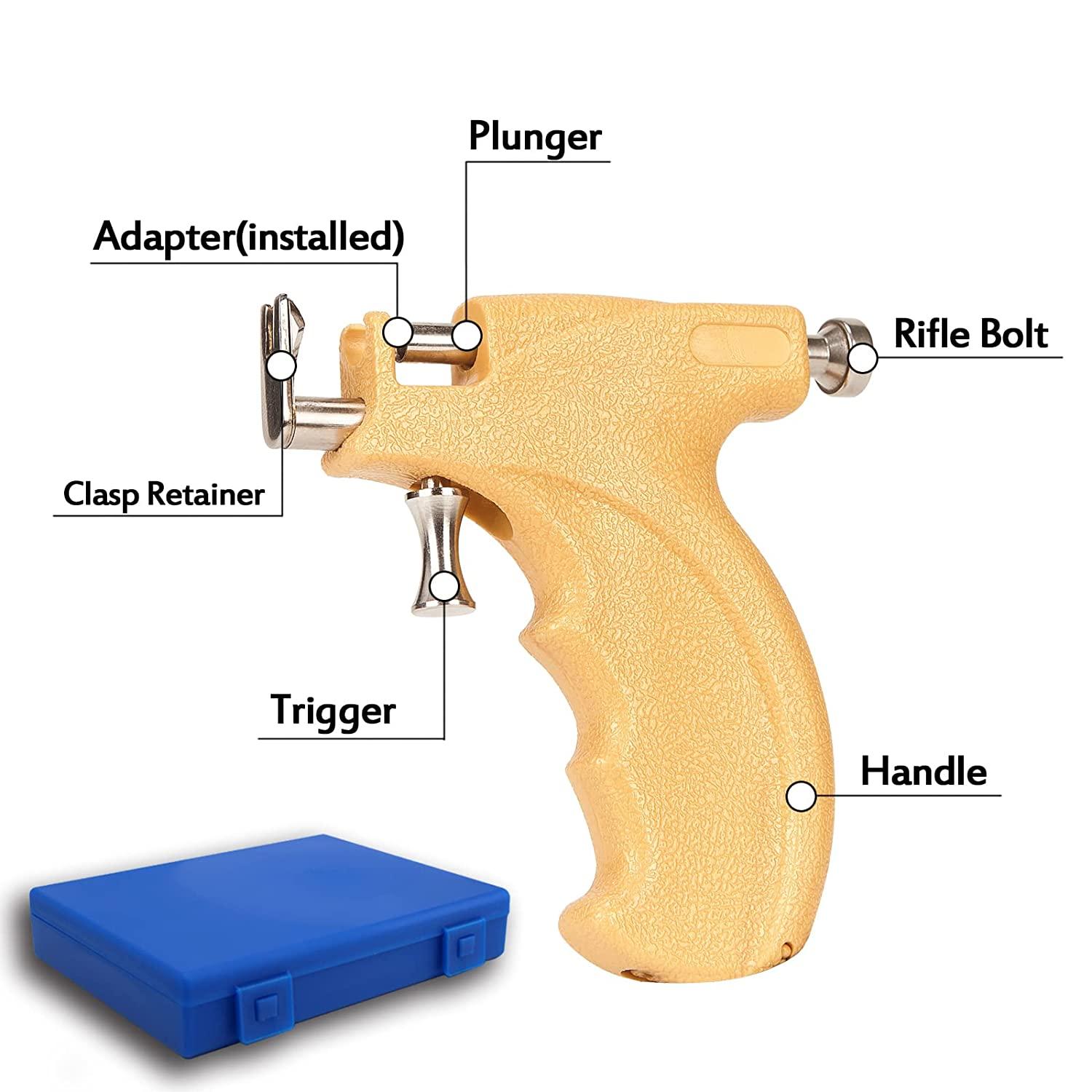 Professional Ear Piercing Gun Kit with Hypoallergenic Surgical Studs ...