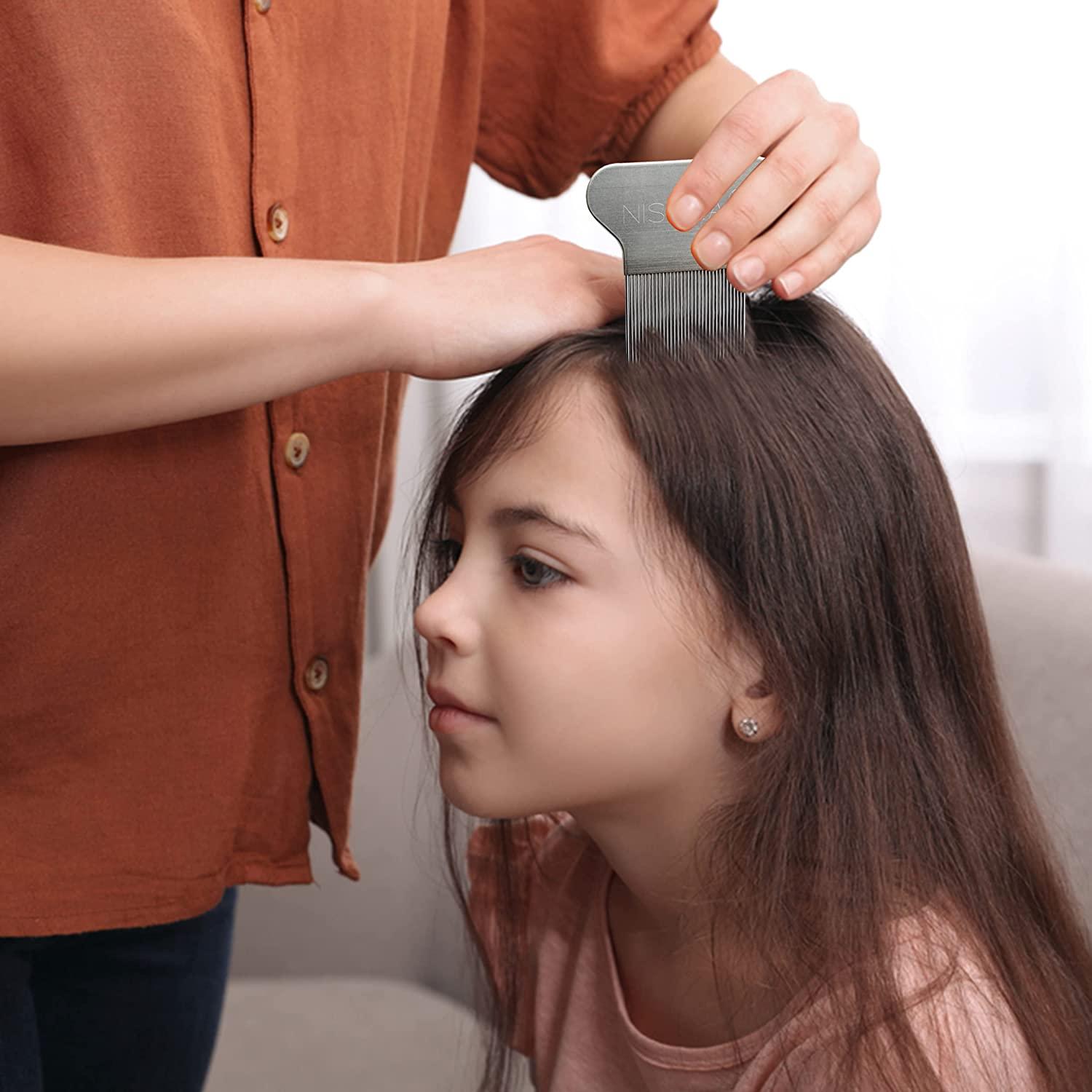 NISSKA Lice and Nit Removal Comb - Effective Anti-Lice Treatment Tool ...