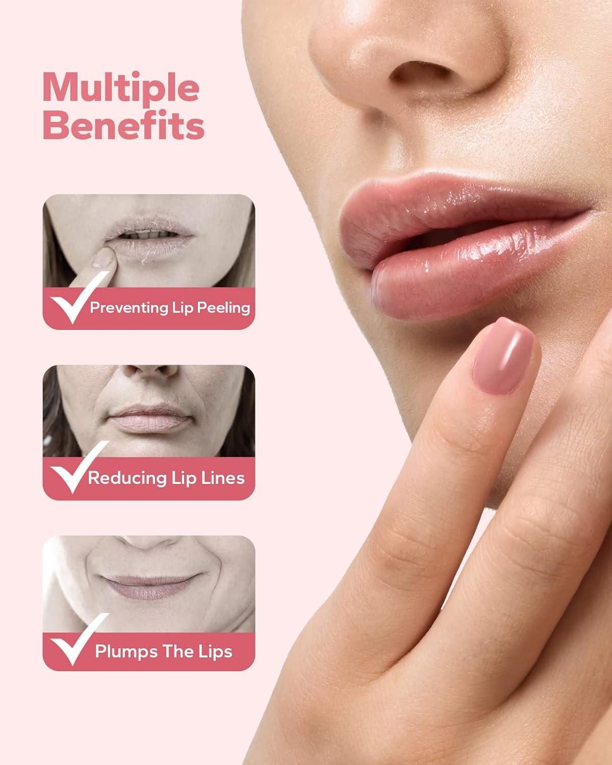 Meto Lip Plumper Duo - Lip Care Serum and Gloss for Fuller, Moisturized ...