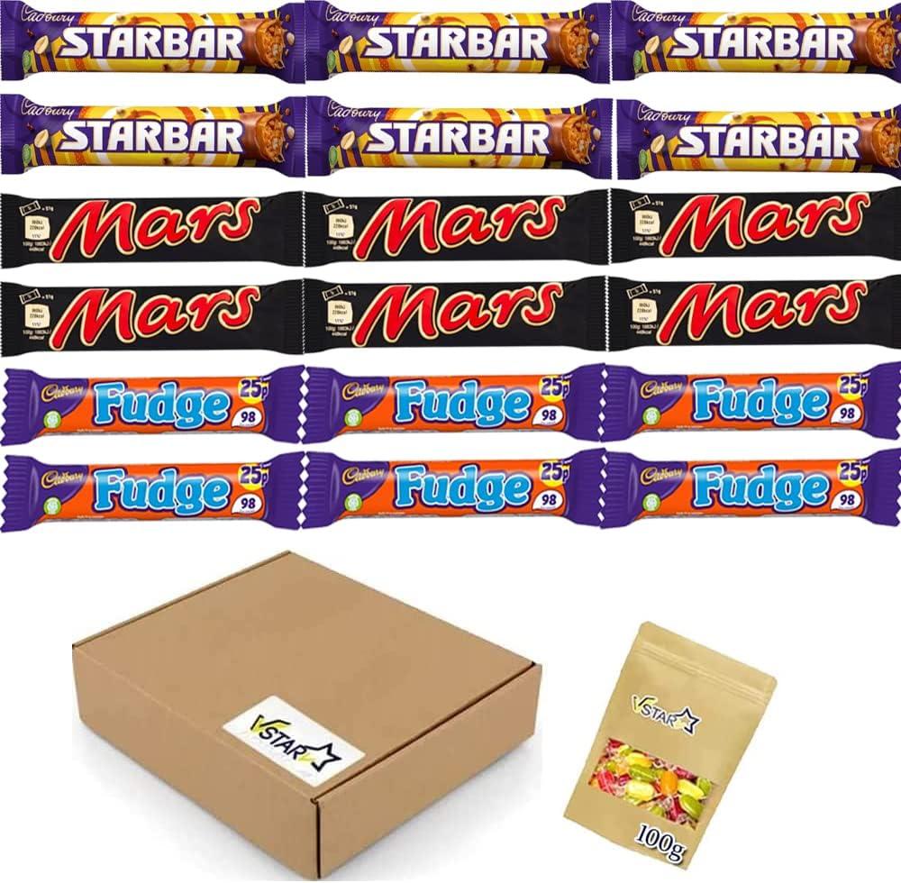 Starbar 49g Mars 51g Fudge 22g Chocolate Bars Bundle - 18 Bars ...