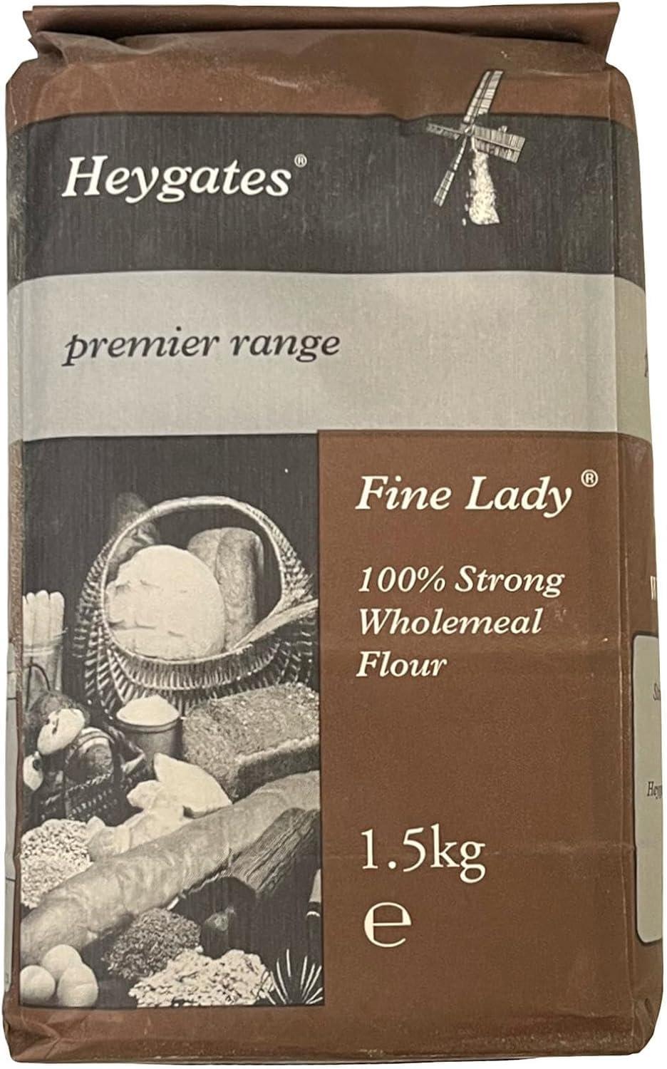 Heygates Fine Lady Wholemeal Flour 1.5kg (Pack of 6) | Buy Now with ...