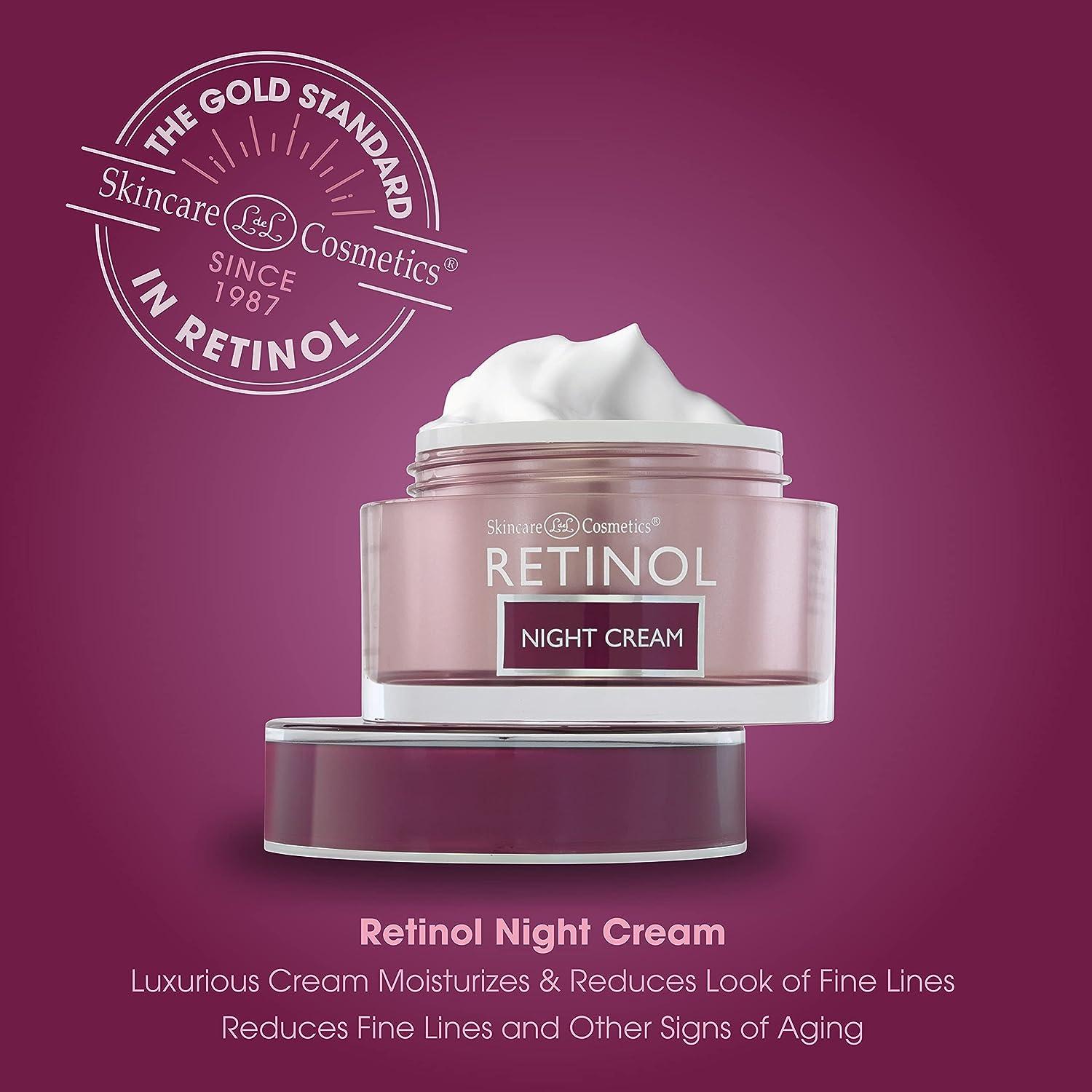 Anti-Aging Retinol Night Cream | Restorative Moisturizer for Younger ...