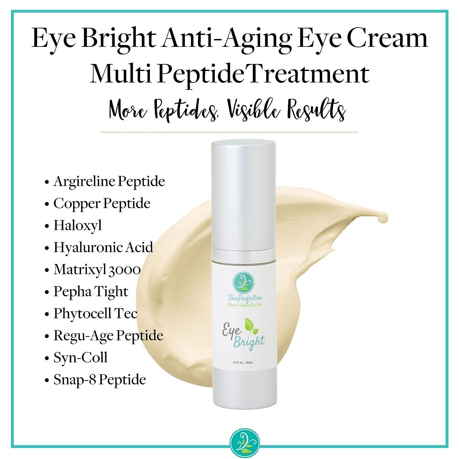 Skin Perfection Anti-Aging Eye Cream with Argireline, Matrixyl & Pepha ...