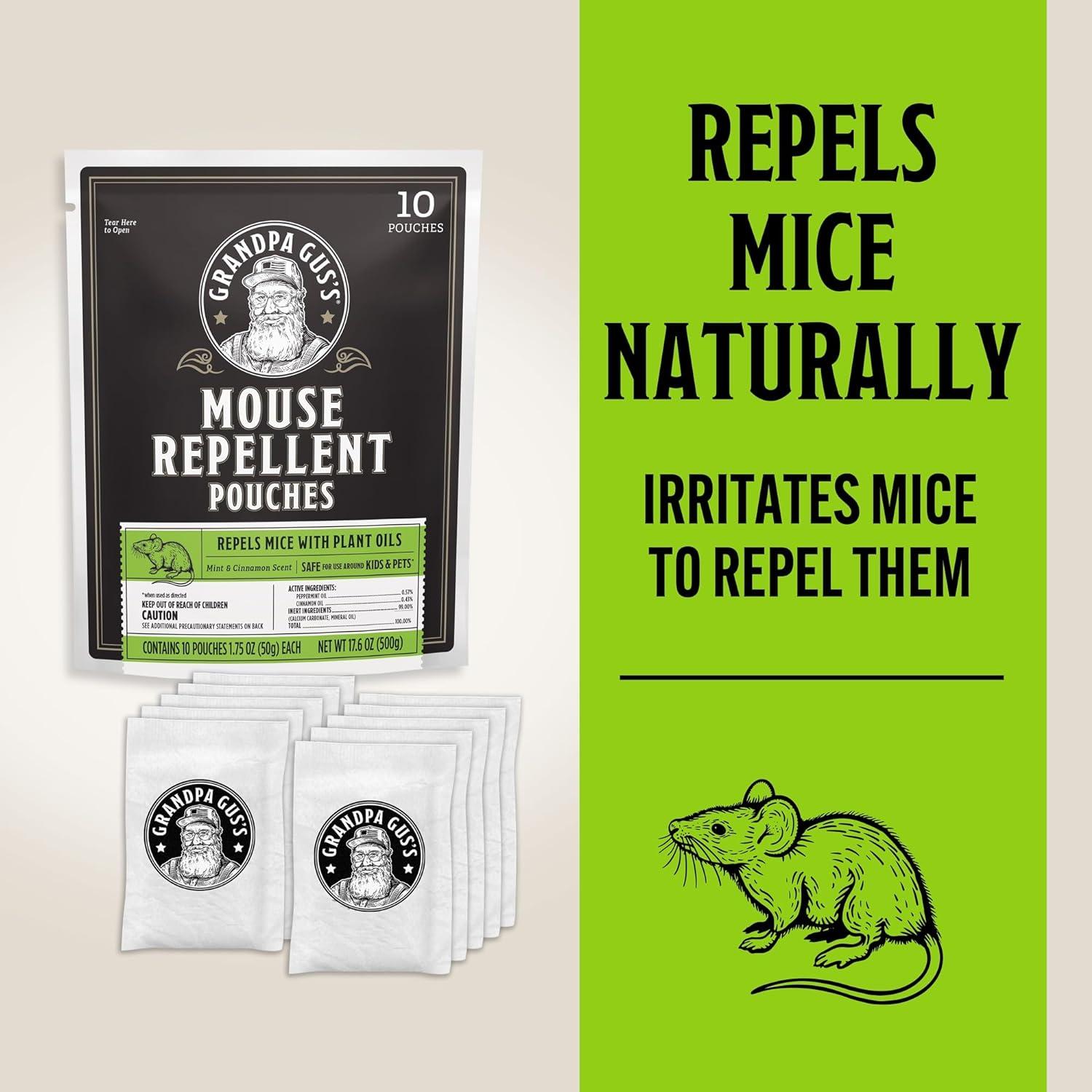 Grandpa Gus's Extra-Strength Mouse Repellent 1.75 Oz - Cinnamon ...