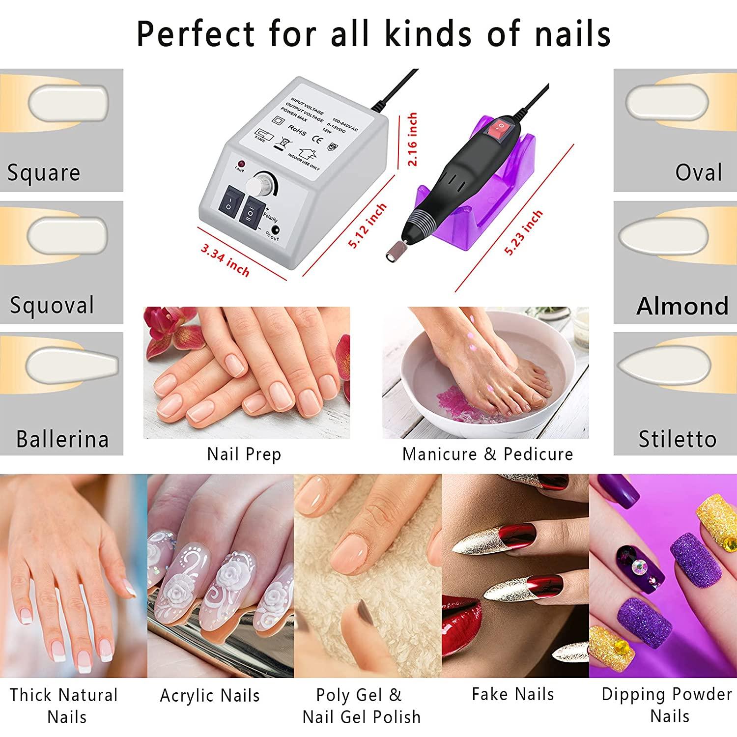 Professional Electric Nail Drill Machine Manicure Set with 156pcs ...