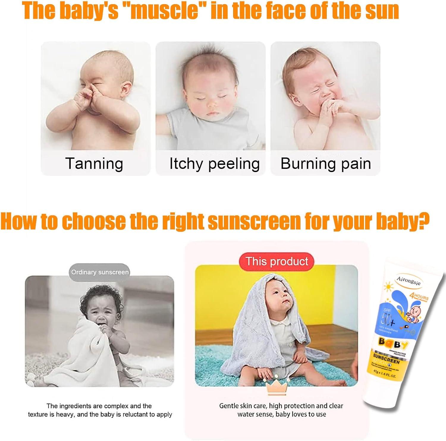 Gentle Sunscreen SPF 50+ High Sun Protection SPF 50 Face Moisturiser ...