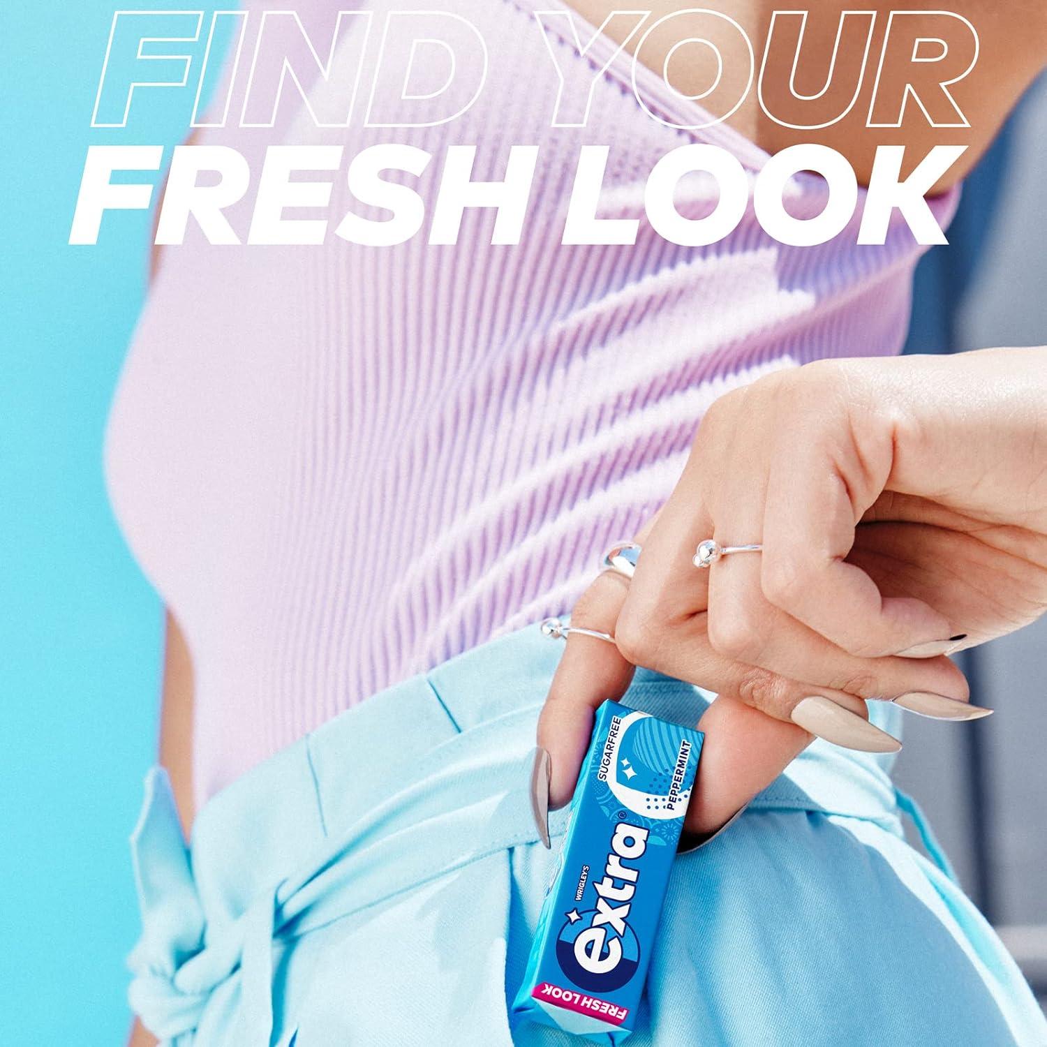 Extra Chewing Gum Variety Pack Bundle Peppermint Spearmint Bubblemint ...