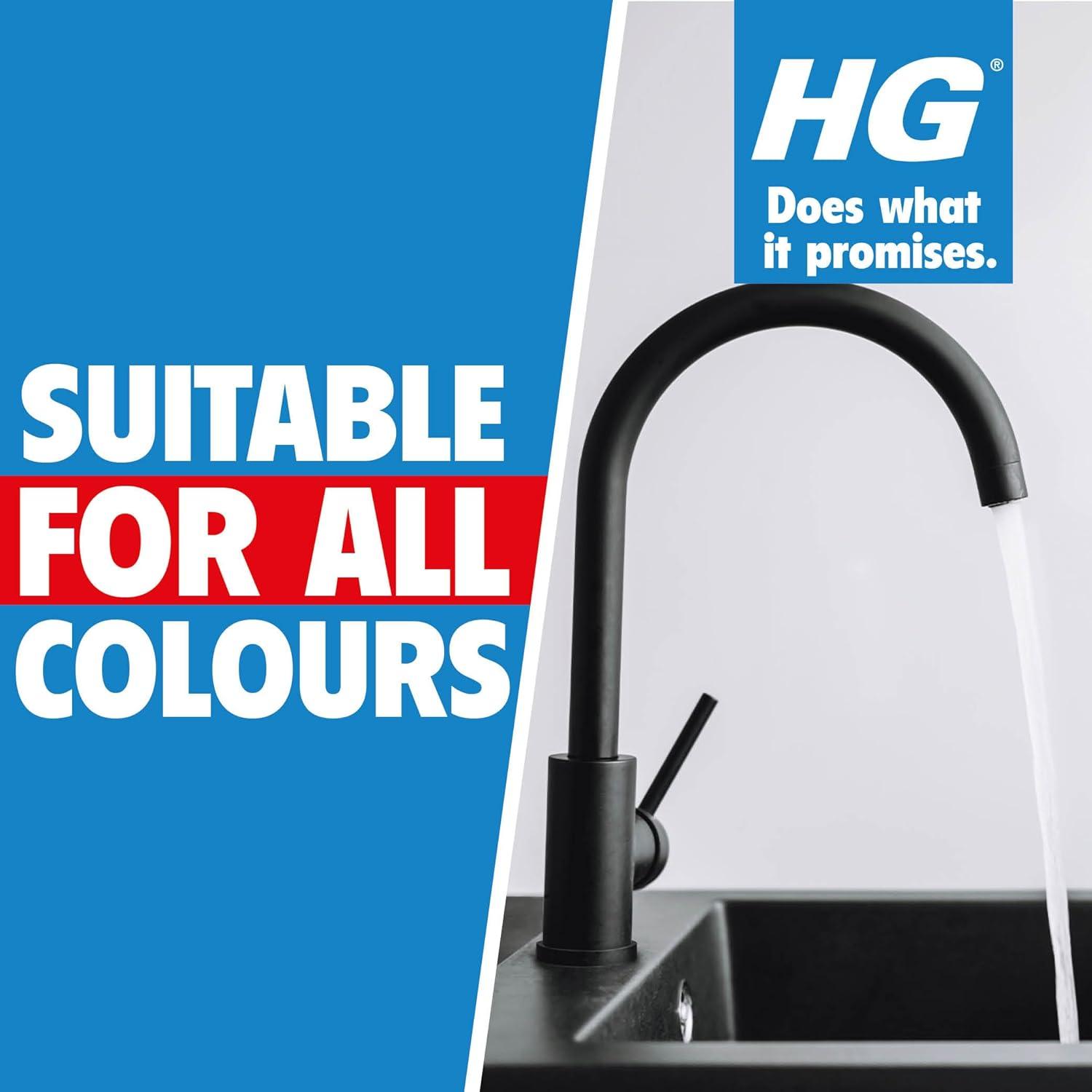 HG Limescale Remover Colored Sanitary Ware Powerful for Black Taps ...