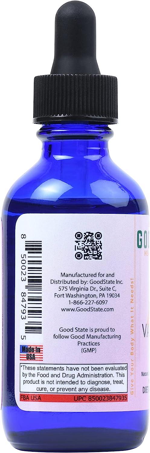 Vanadium Ionic Concentrate | 100 mcg per 10 Drops | 118 Servings ...