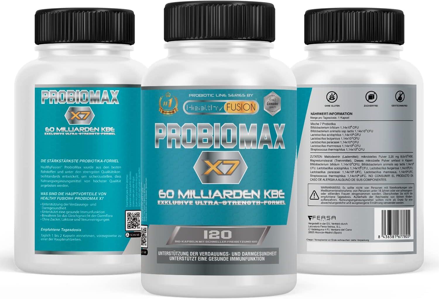 Healthy Fusion Probiotic 60 Billion KBE | Broad Spectrum Formula ...