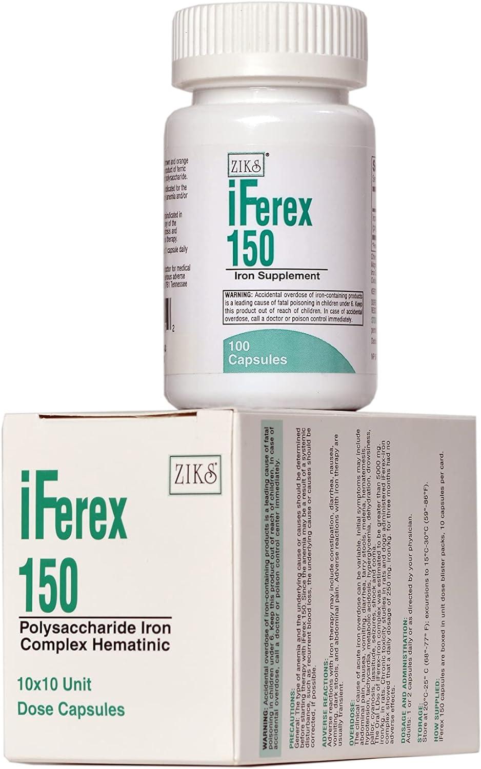 iFerex 150: Premium Quality Iron Supplement - Fast Absorption Formula ...