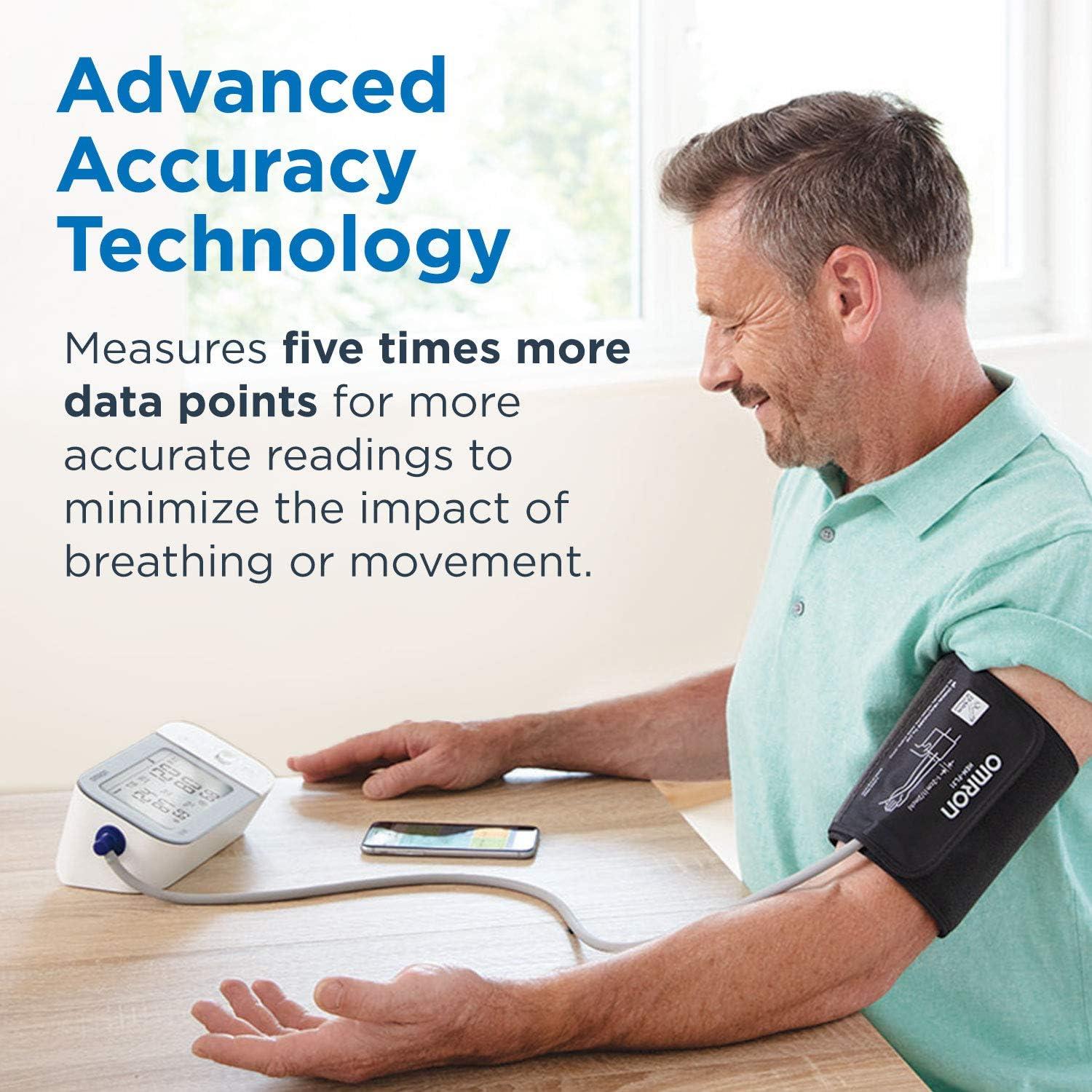 OMRON Gold Blood Pressure Monitor - Bluetooth Upper Arm Cuff - Stores ...