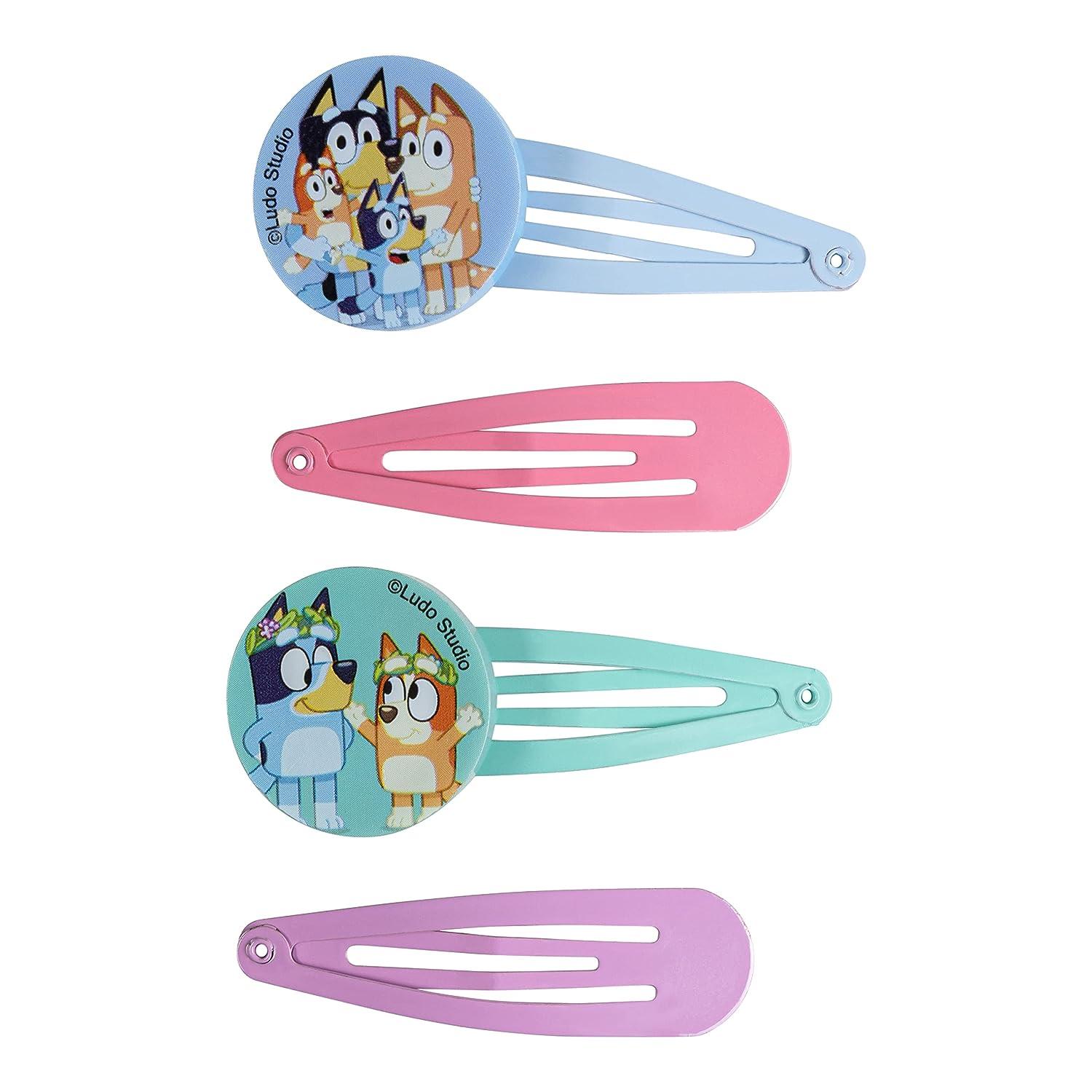 Luv Her Bluey Girls 20 Piece Accessory Set - Barrettes, Snap Hair Clips ...