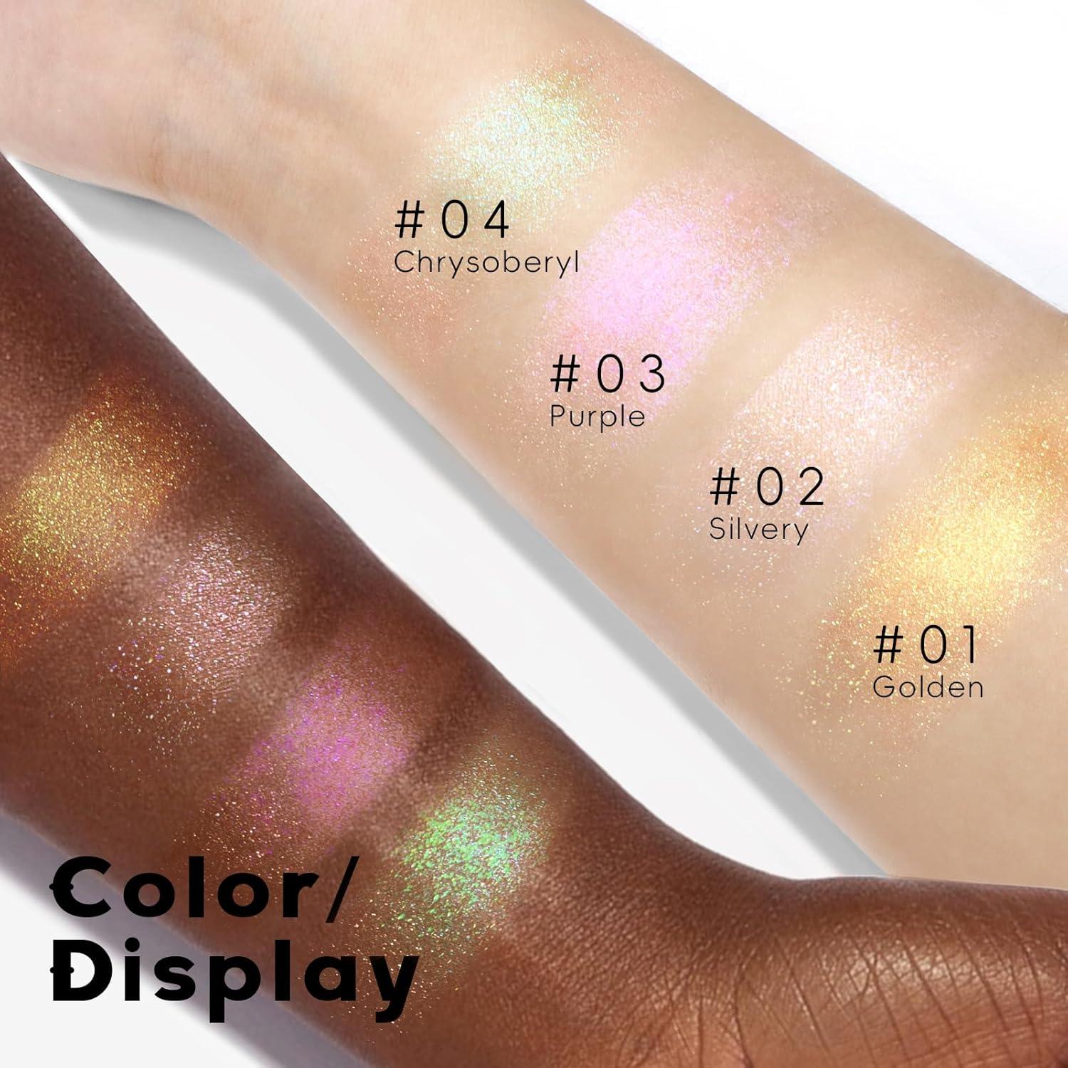Body Glitter Shimmer Stick - Moisturizing Highlighter for Eye Lip ...