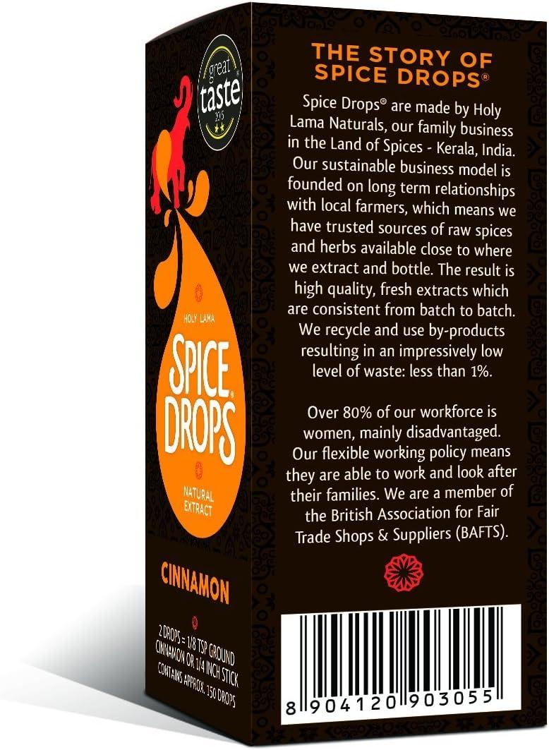 Holy Lama Spice Drops Cinnamon Extract - Great Taste Award-Winning ...