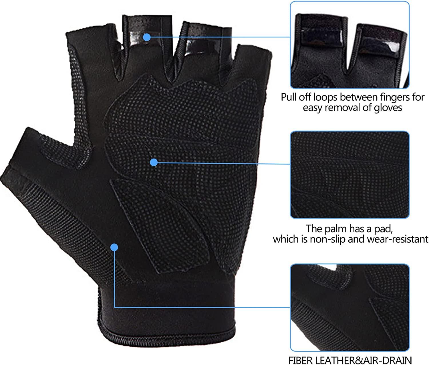 Fingerless Military Gloves - Tactical, Breathable, Lightweight ...