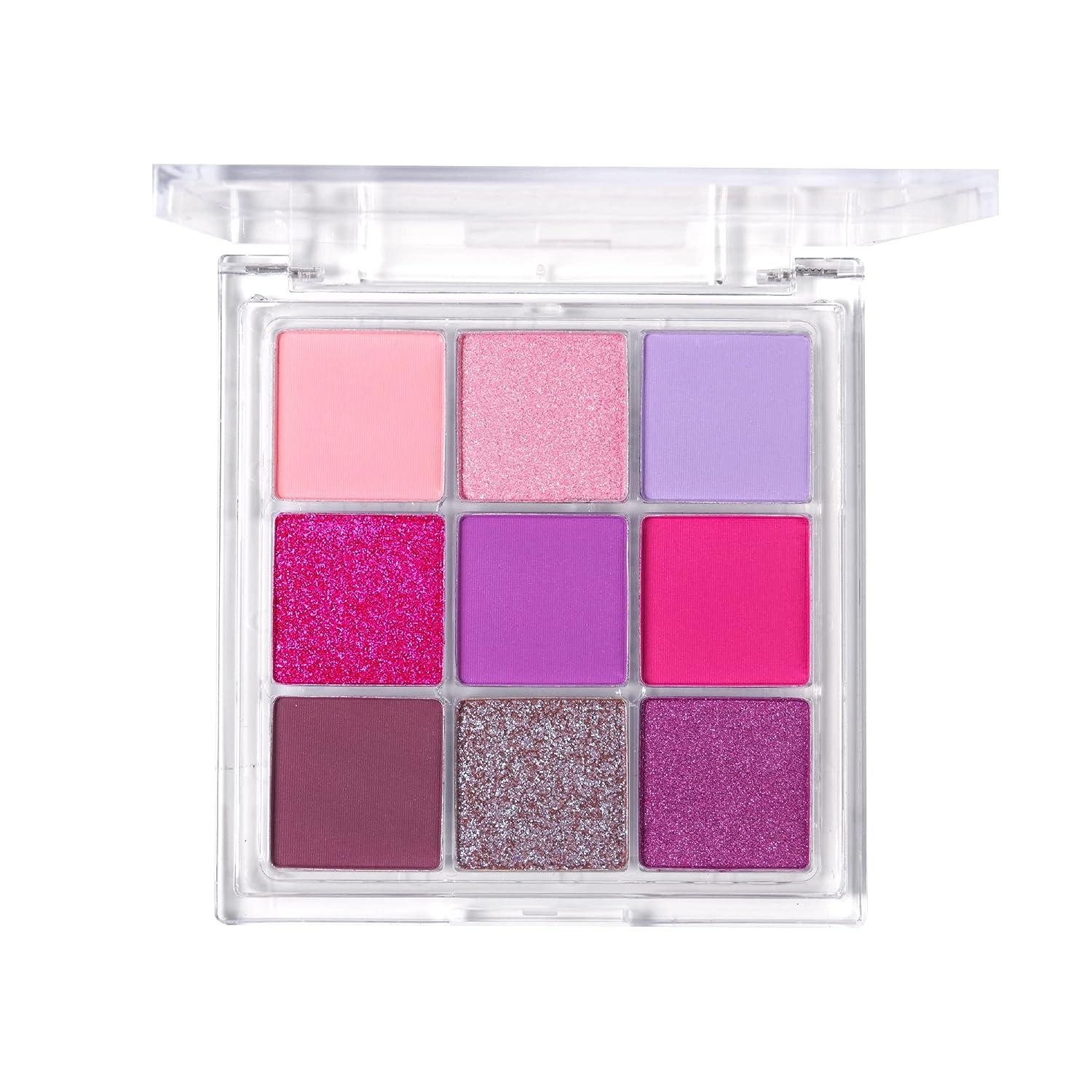 Ruby Kisses Grape Jelly Eyeshadow Palette - 9 Shades Matte, Shimmer ...