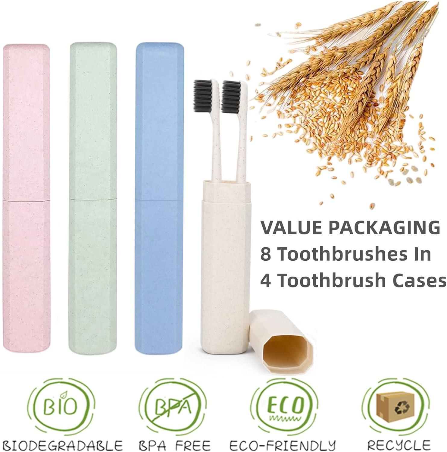 COAINNER Portable Toothbrushes with Travel Case | 12 Piece Set for Kids ...