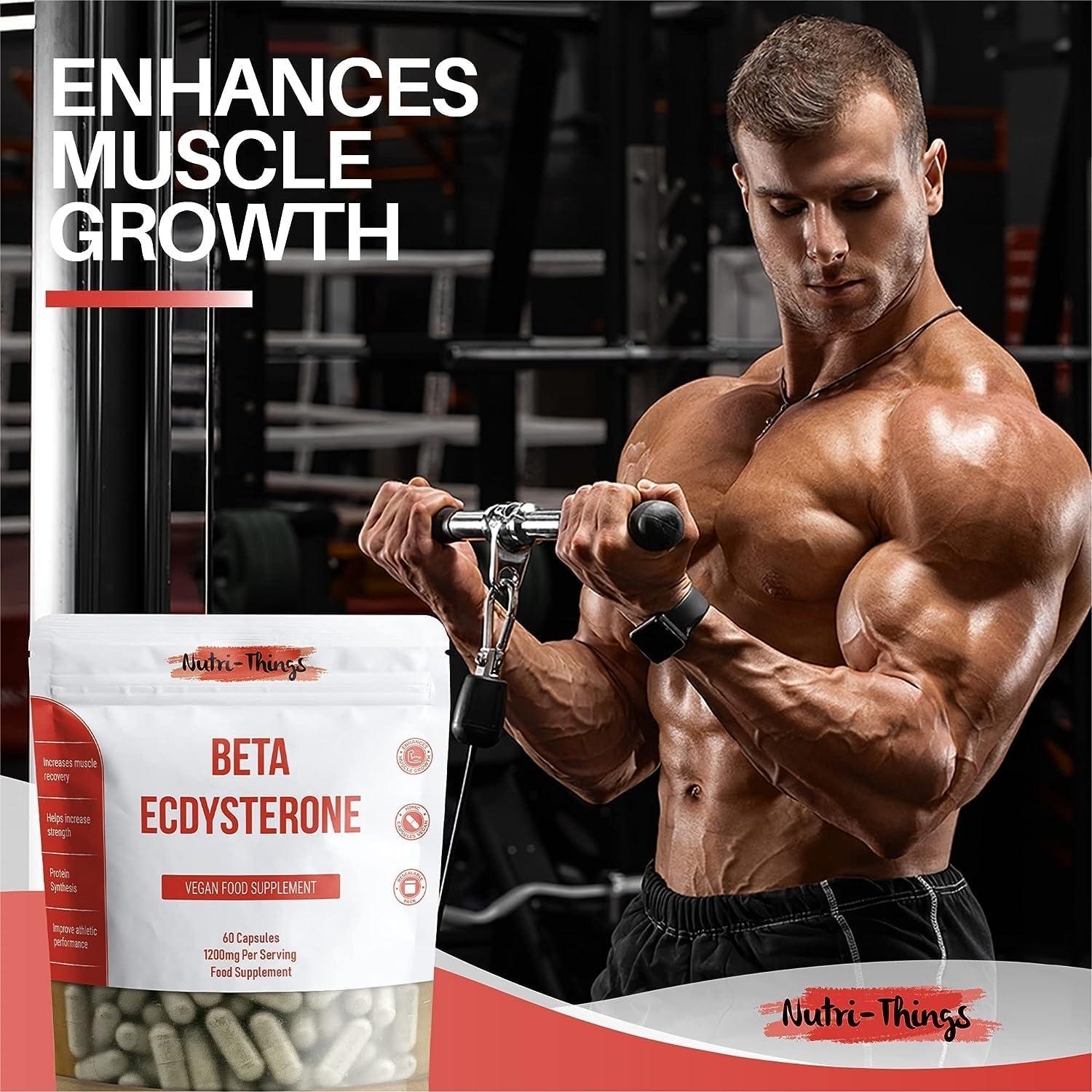 Beta Ecdysterone Capsules | Enhances Muscle Growth & Recovery | 60 ...